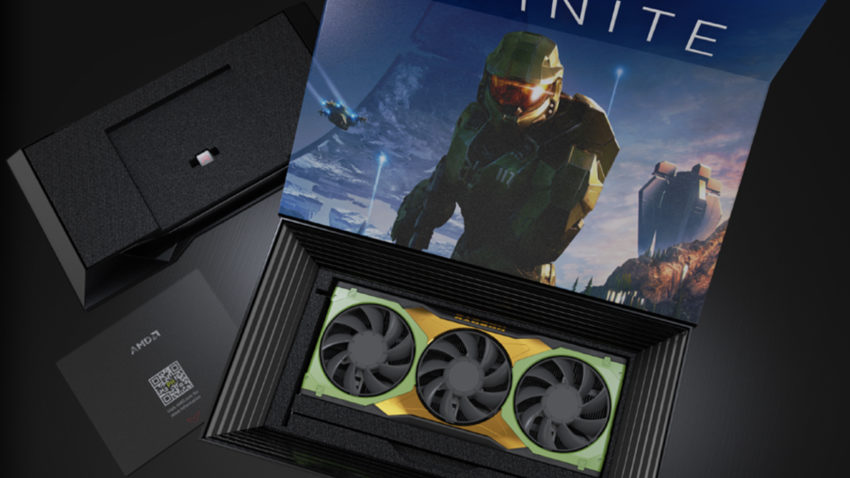 Limited edition Halo Infinite AMD Radeon RX 6900 XT graphics card ...