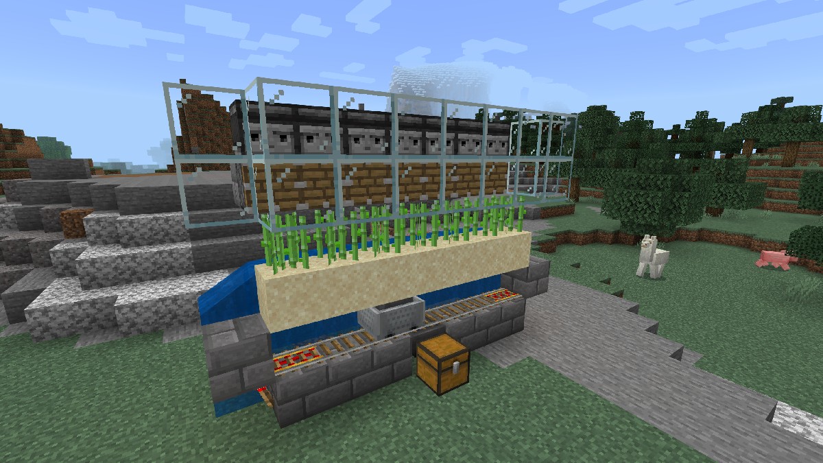 How To Make An Automatic Sugar Cane Farm In Minecraft Gamepur