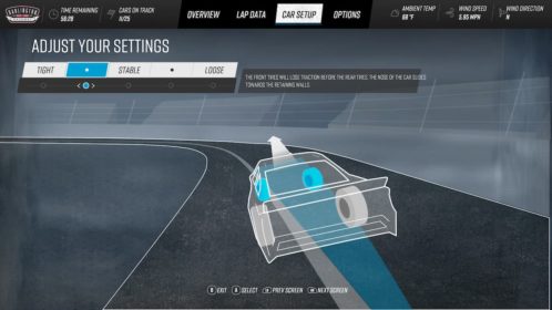 How to change car setups in NASCAR 21: Ignition - Gamepur