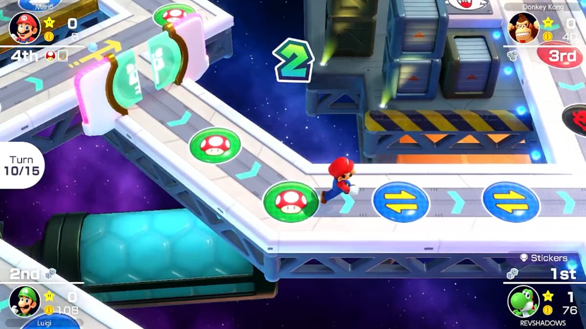 Space Land Board Guide - Mario Party Superstars - Gamepur