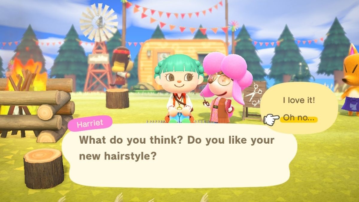 How to get a haircut from Harriet in Animal Crossing New Horizons 2.0.0 ...