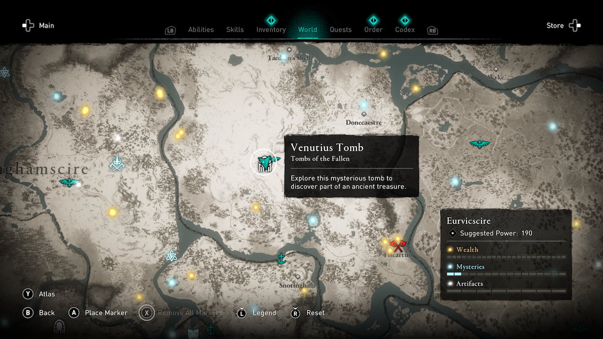 All Tombs of the Fallen locations in Assassin's Creed Valhalla - Gamepur