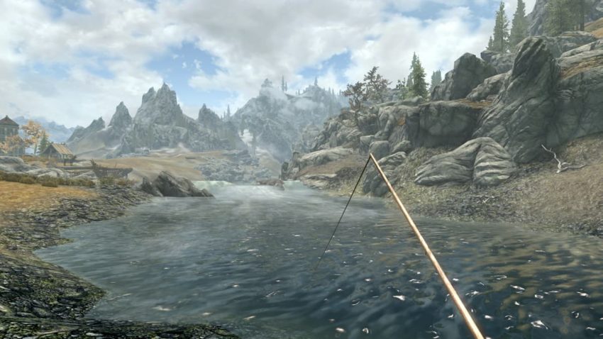 How to fish in The Elder Scrolls V: Skyrim Anniversary Edition - Gamepur