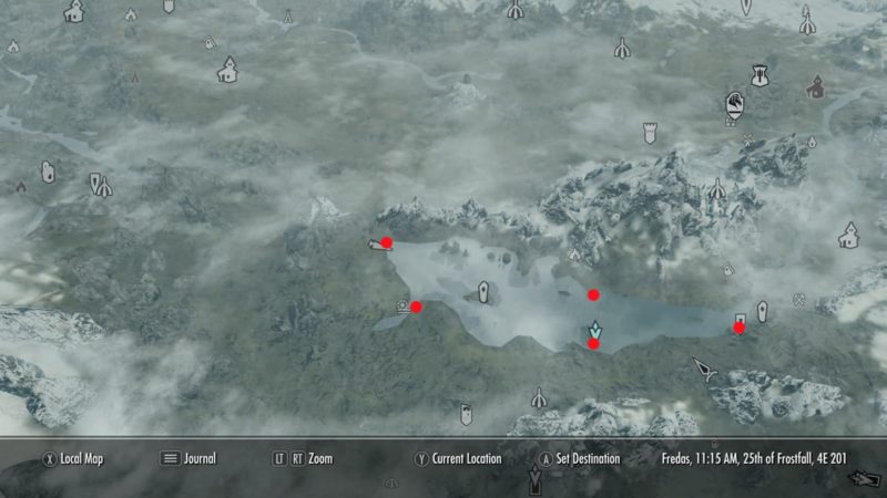 All fishing locations in The Elder Scrolls V: Skyrim - Gamepur