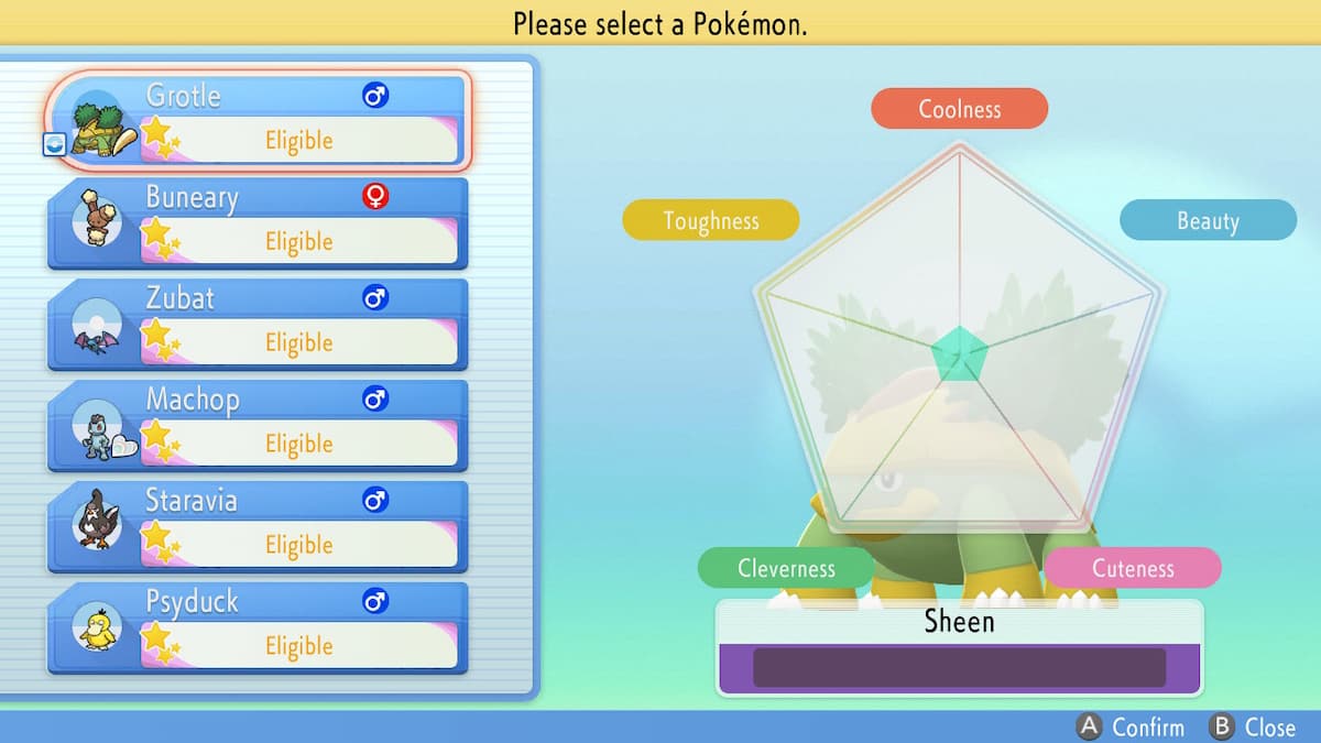 How to win every Super Contest Show in Pokémon Brilliant Diamond and ...