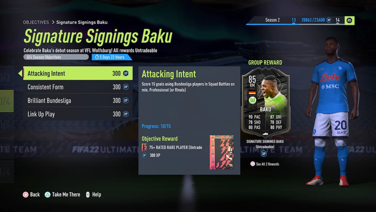 FIFA 22: How to complete Signature Signings Baku Objectives challenge ...