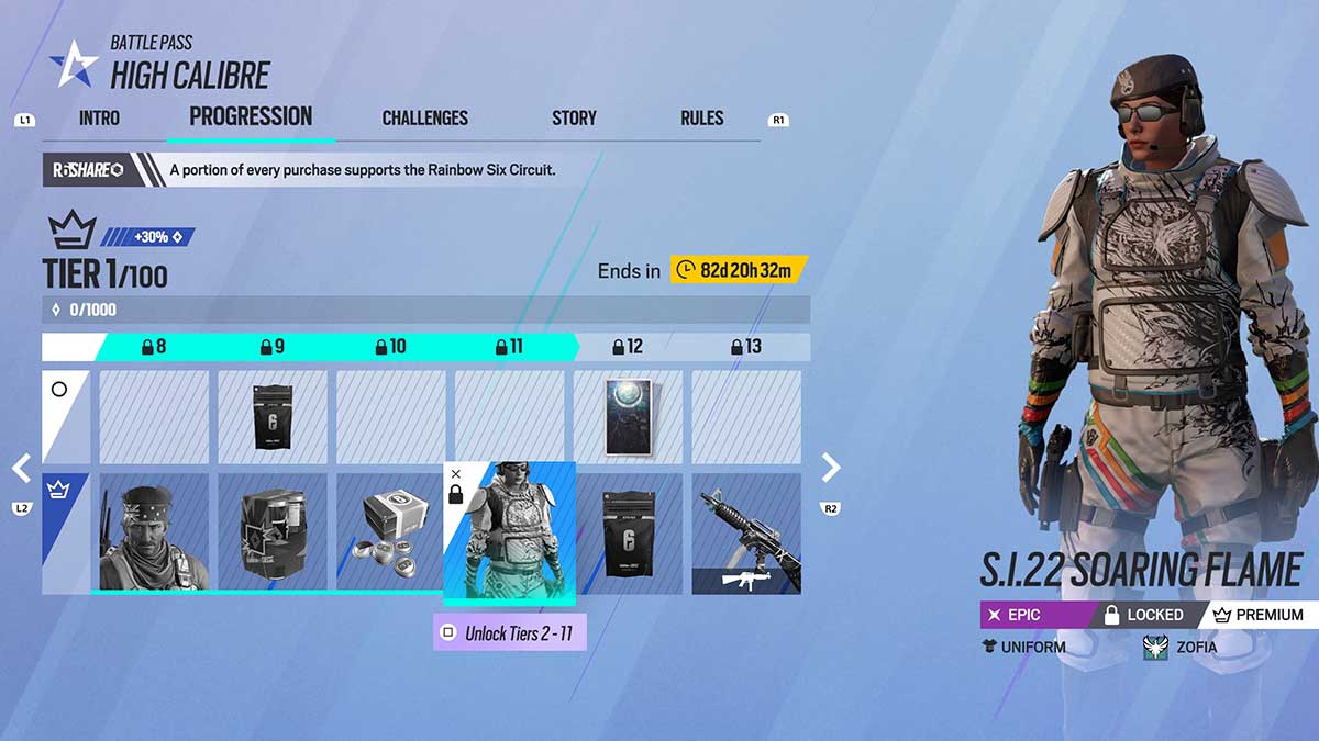 Best battle pass rewards in Rainbow Six Siege Operation High Calibre ...
