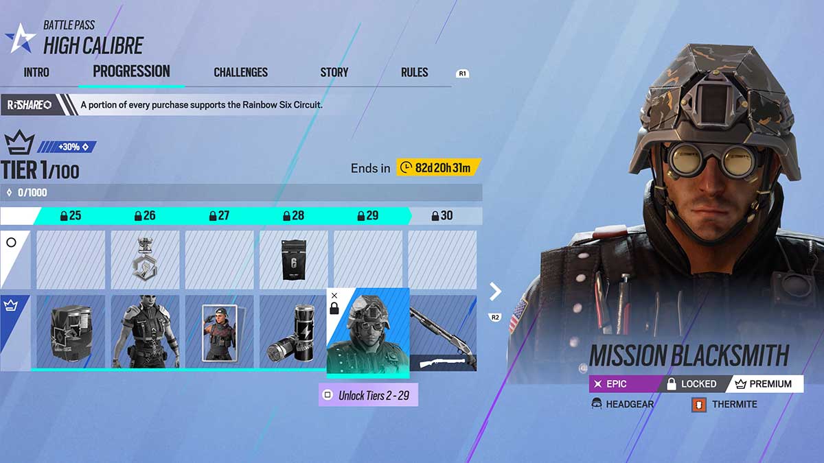 Best battle pass rewards in Rainbow Six Siege Operation High Calibre ...