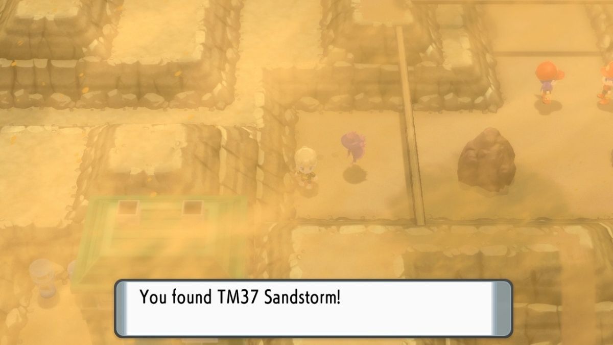 Where to find TM37 Sandstorm in Pokémon Brilliant Diamond and Shining ...