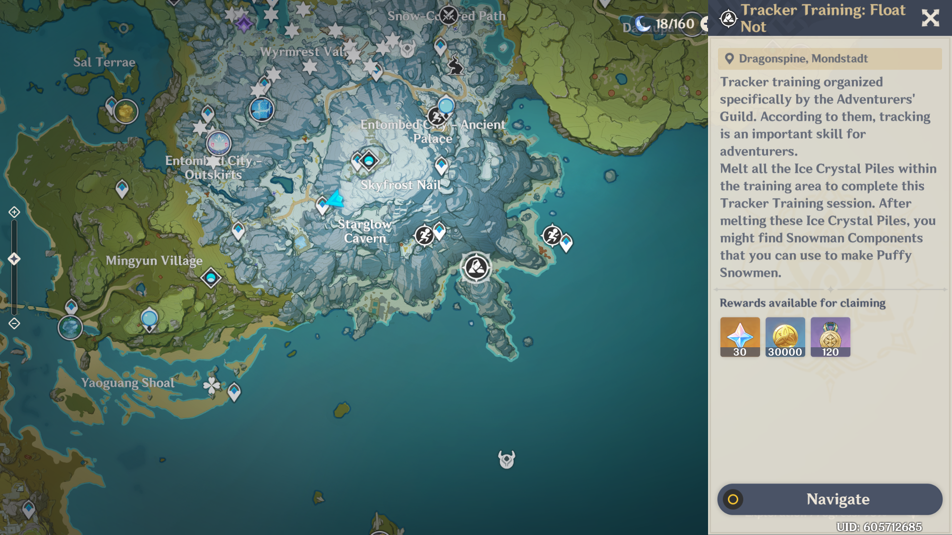 Genshin Impact: Dragonspine Special Training – Tracker Training Day ...