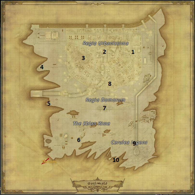 All Aether Current Locations in Garlemald in Final Fantasy XIV - Gamepur