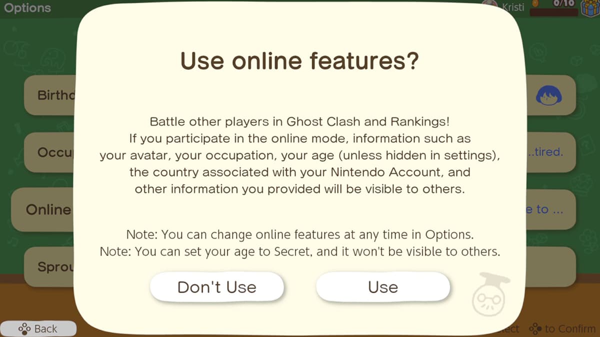 How to turn online play on or off in Big Brain Academy: Brain vs Brain ...