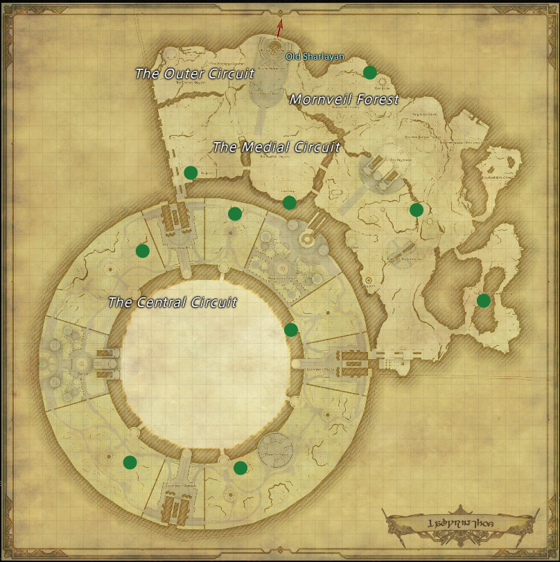 All Aether Currents in Labyrinthos in Final Fantasy XIV - Gamepur