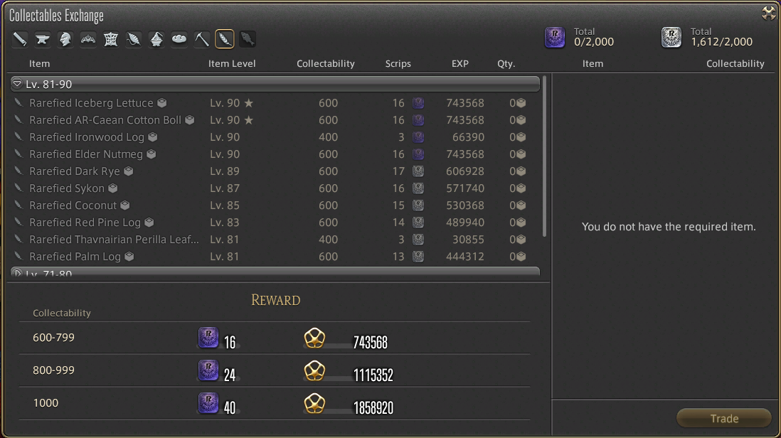 How to gather Collectables in Final Fantasy XIV - Gamepur