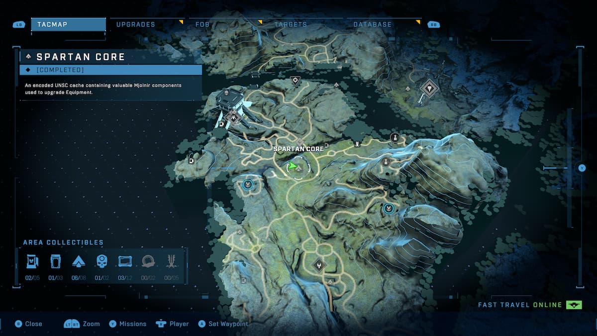 All Spartan Core location in Lockdown in Halo Infinite - Gamepur