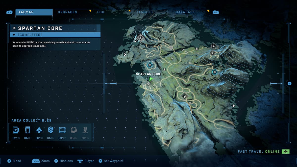 All Spartan Core location in Lockdown in Halo Infinite - Gamepur