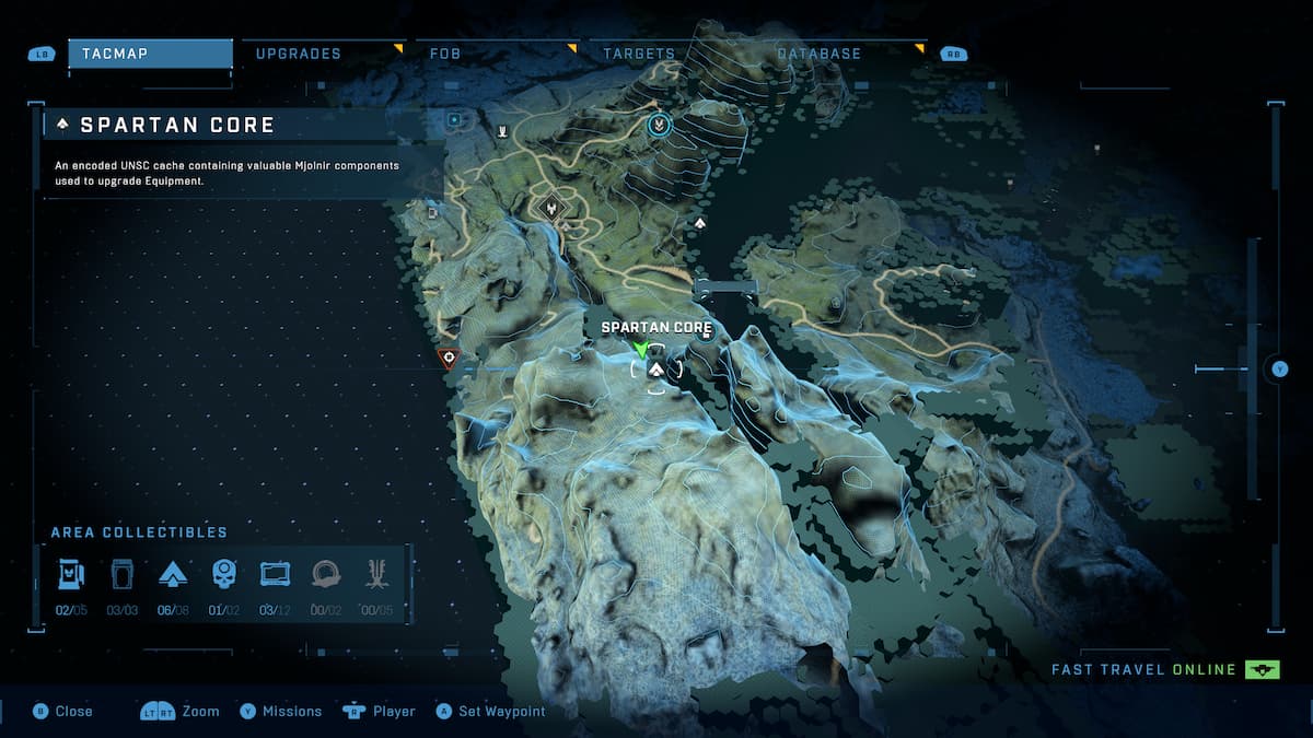 All Spartan Core location in Lockdown in Halo Infinite - Gamepur