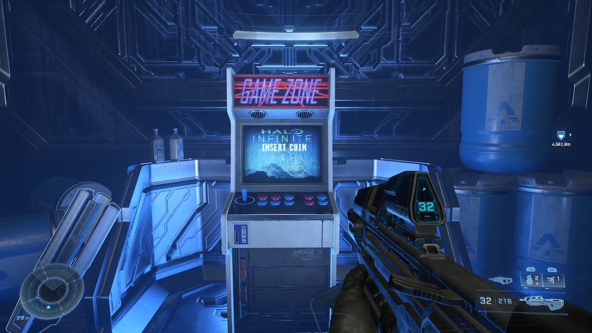 Where to find the arcade machine easter egg in Halo Infinite - Gamepur