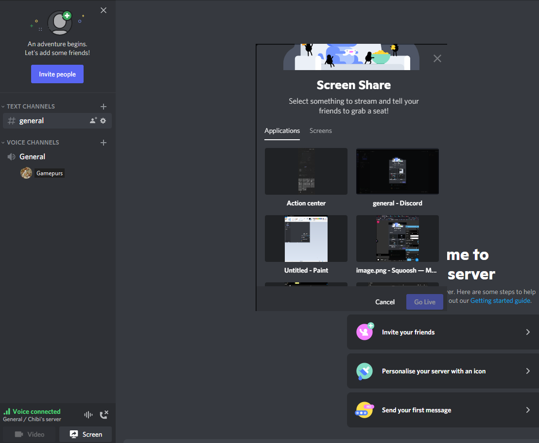 How to stream in Discord - Gamepur