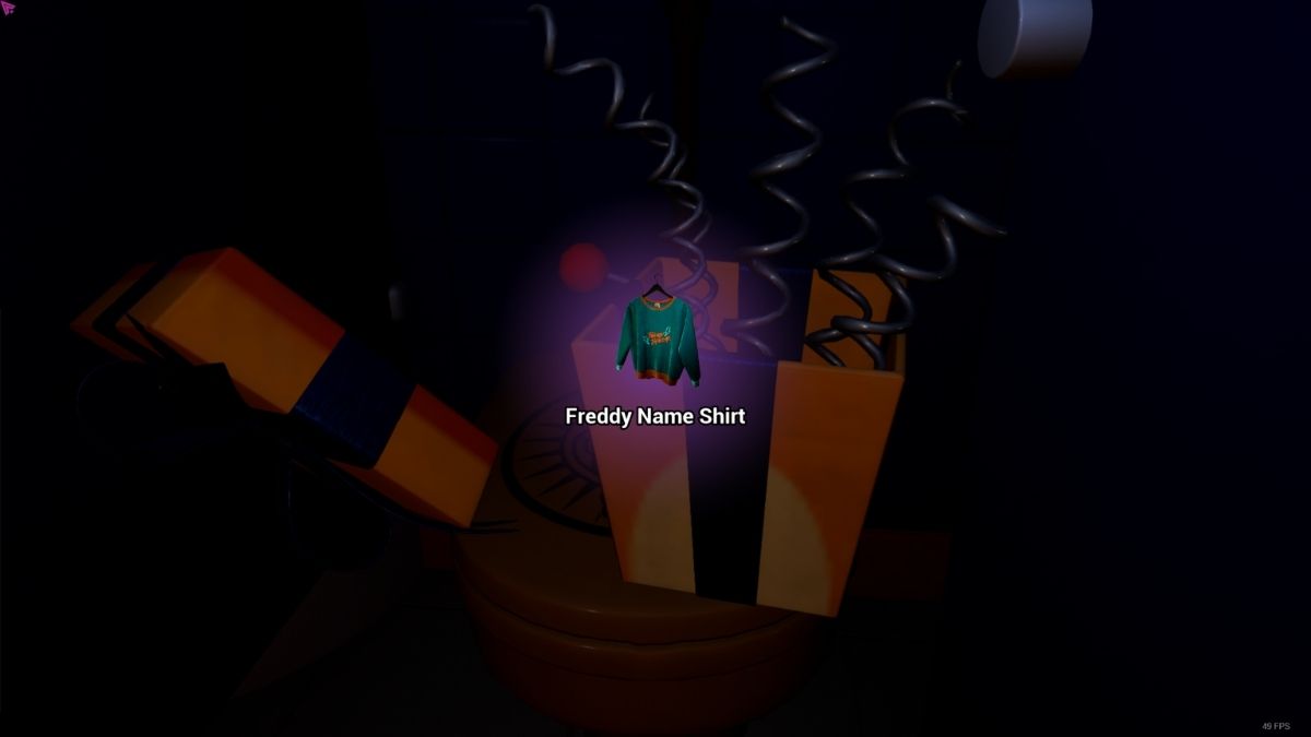 Where to find the Freddy Name Shirt in Five Nights at Freddy's ...