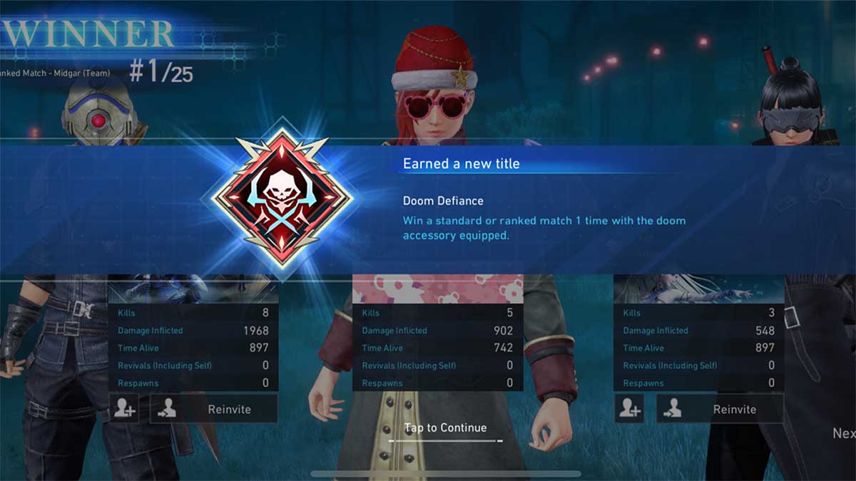 How to get the Doom Defiance Title in Final Fantasy VII: The First ...