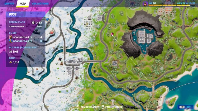 Where to hide in Tall Grass for 10 seconds in Fortnite Chapter 3 Season ...