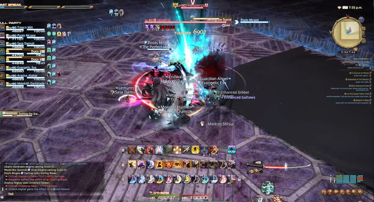 How to beat Hesperos in Asphodelos: The Four Circle in Final Fantasy ...