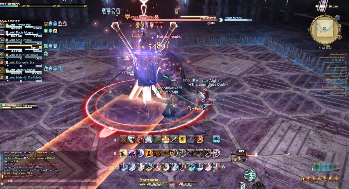 How to beat Hesperos in Asphodelos: The Four Circle in Final Fantasy ...
