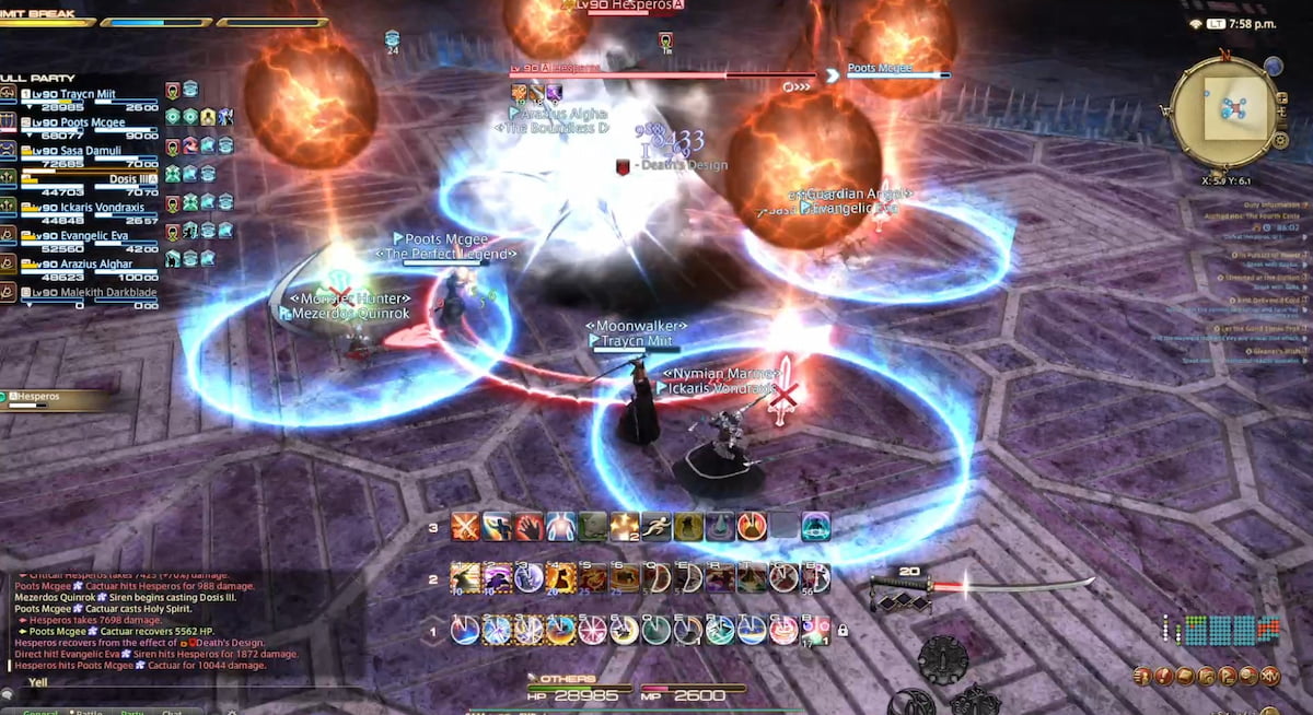How to beat Hesperos in Asphodelos: The Four Circle in Final Fantasy ...