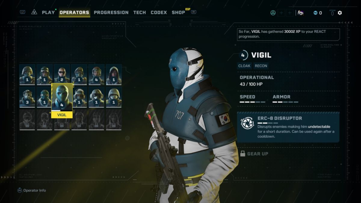 How to level up Operators in Rainbow Six Extraction - Gamepur