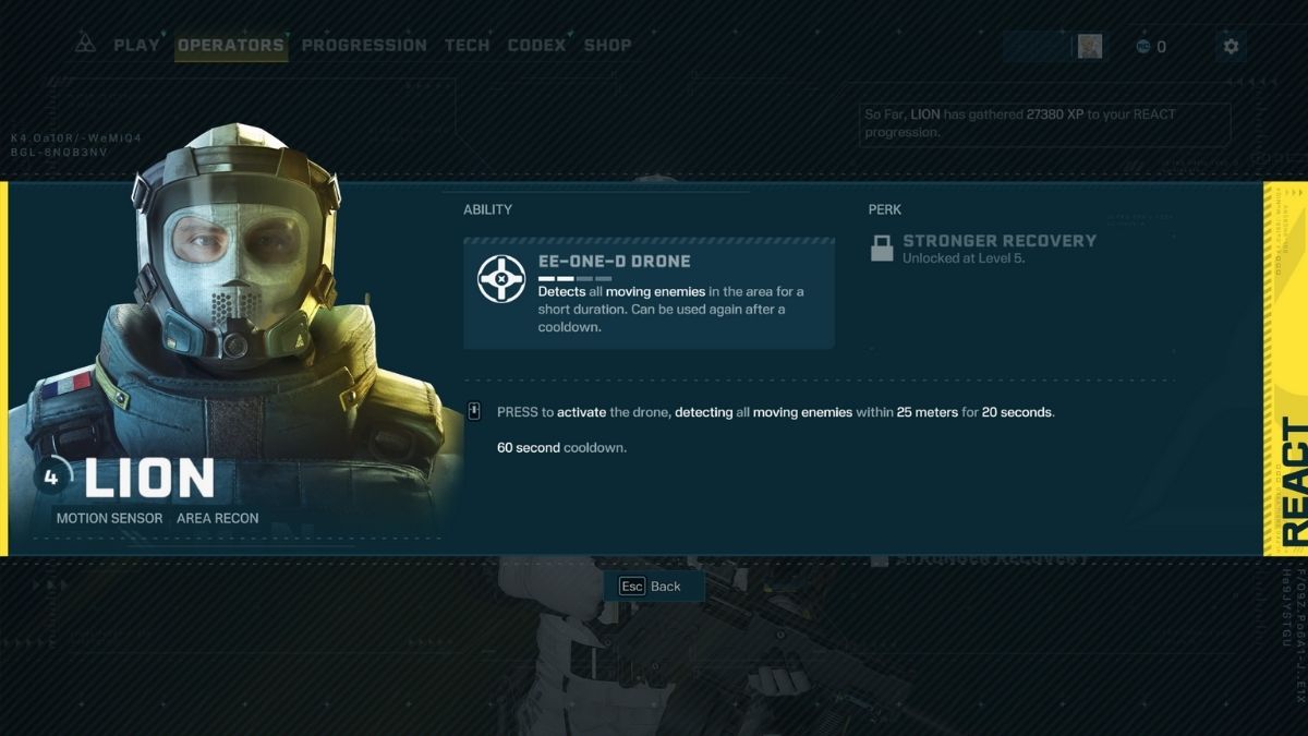 How to play as Lion in Rainbow Six Extraction — Skills and abilities ...