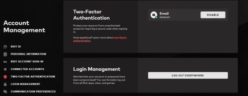 Riot Games implements Multi-Factor Authentication (MFA) for Riot ...