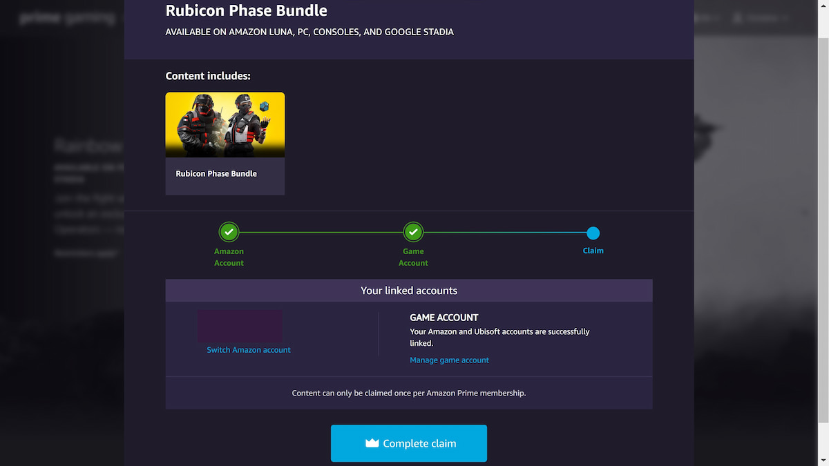 How to get your Prime Gaming reward in Rainbow Six Extraction - Gamepur