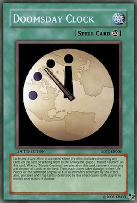 Is the Doomsday Clock card in Yu-Gi-Oh! Master Duel and how to get it ...