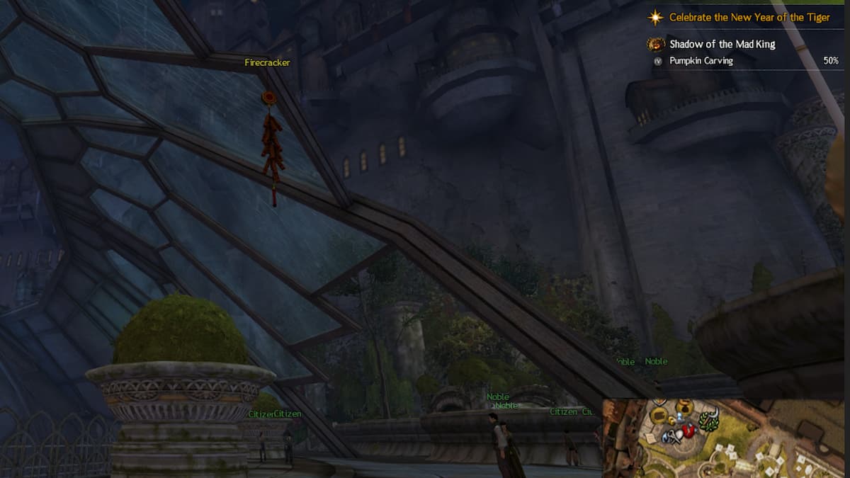 All Firecracker locations in the Crown Pavilion in Guild Wars 2: Lunar ...