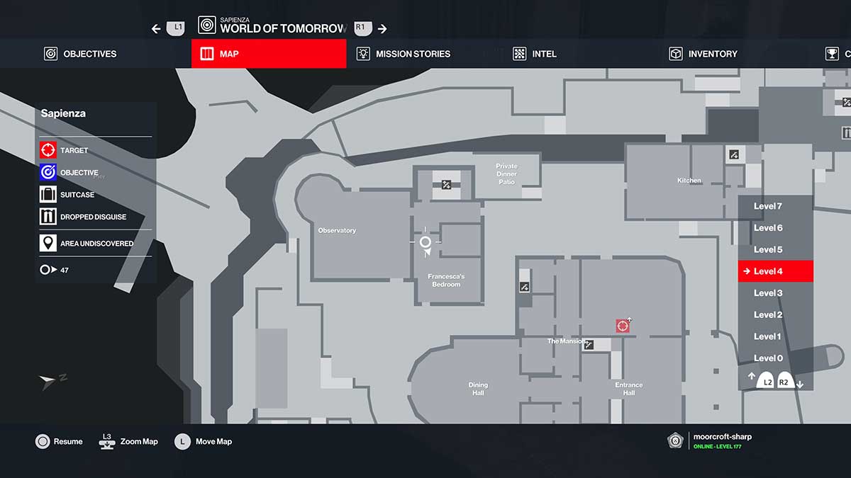 Hitman 3 Silent Assassin guide for Sapienza - Gamepur