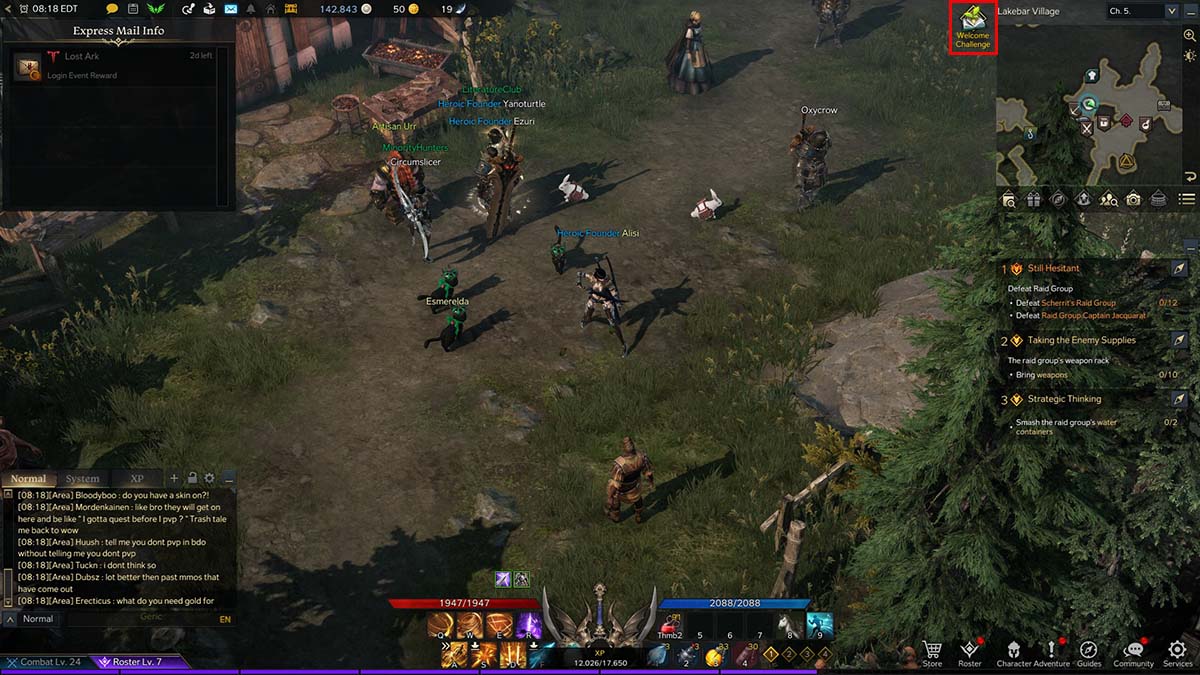 How to find and clear the Welcome Challenge list in Lost Ark - Gamepur