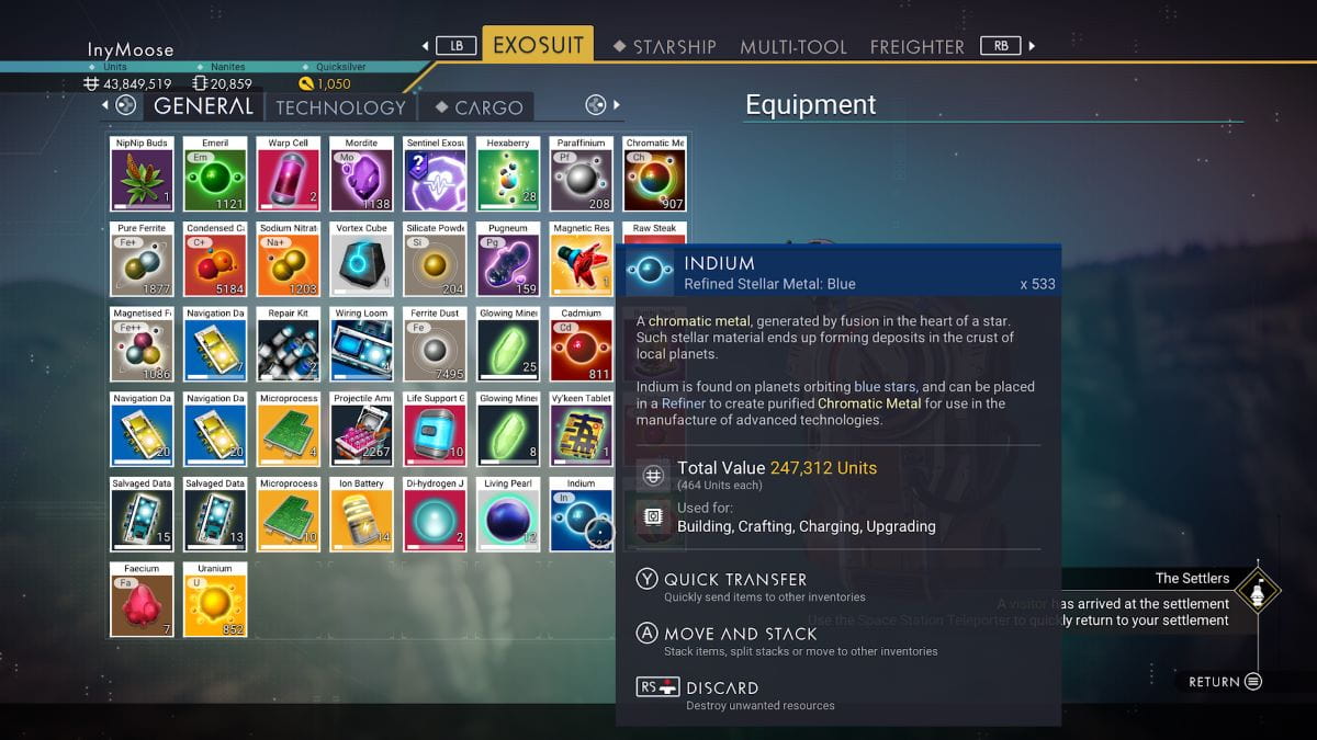 How to find Indium in No Man's Sky and where to use it - Gamepur