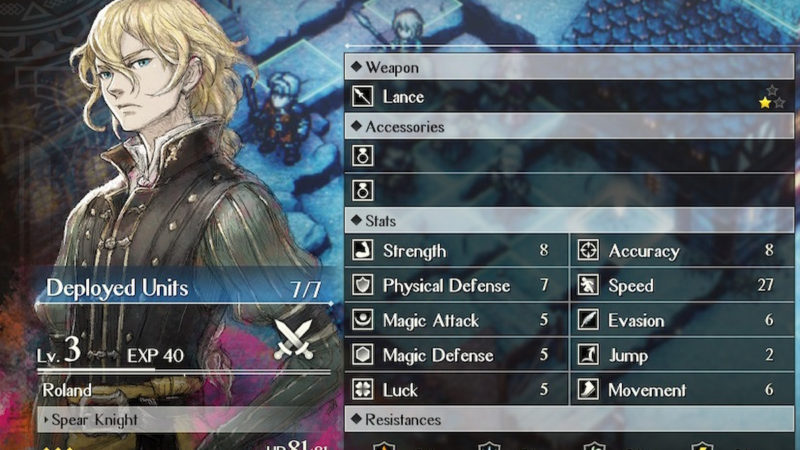 How to use Roland Glenbrook in Triangle Strategy – spear knight class ...