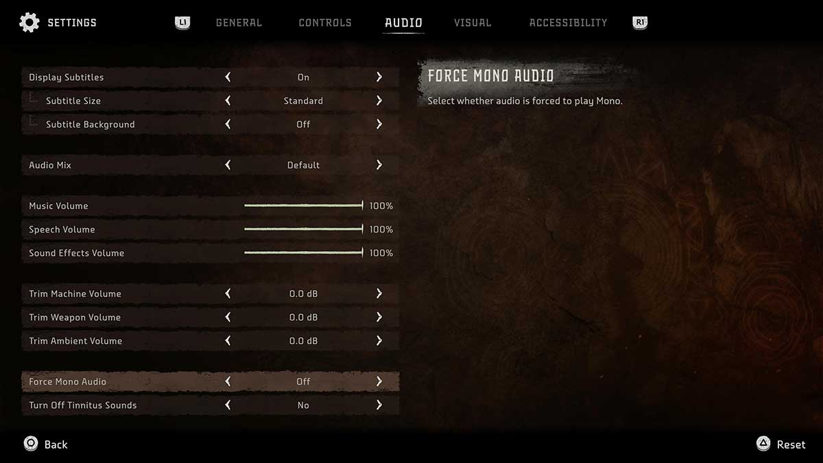 How to force mono audio in Horizon Forbidden West - Gamepur