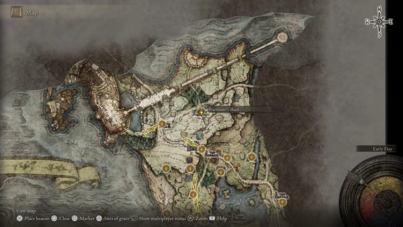 Where to find weapon art vendor Knight Bernahl in Elden Ring - Gamepur