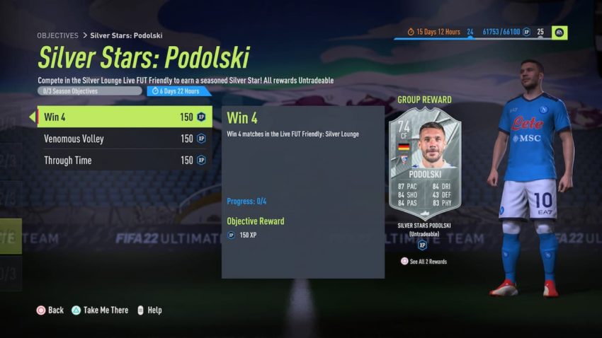 FIFA 22: How to complete Silver Stars Podolski Objectives challenges ...