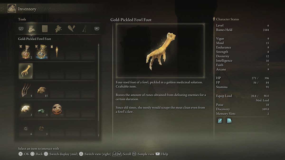 Where to find Gold-Pickled Fowl Foot in Elden Ring - and what it does ...
