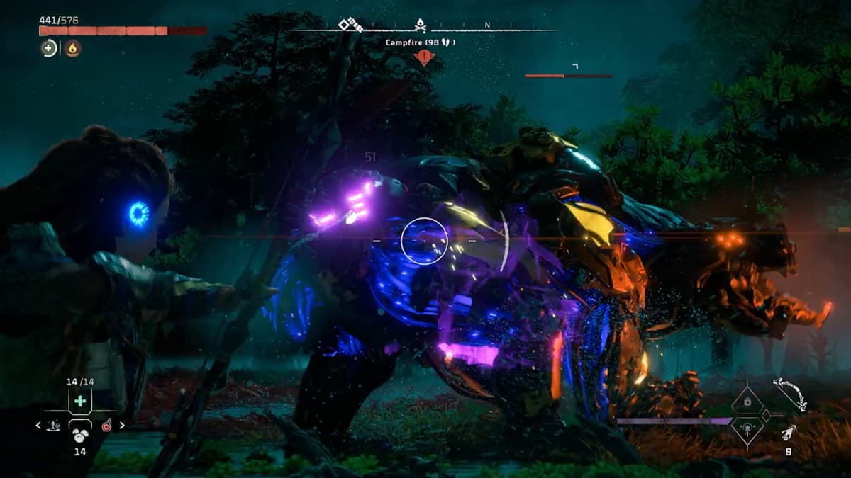 How to get Fireclaw Sac Webbing in Horizon Forbidden West - Gamepur