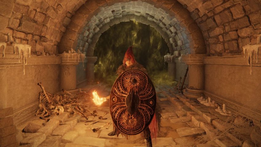 How to get the Crucible Hornshield in Elden Ring - Gamepur