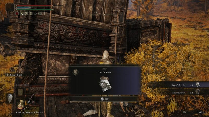 Where to find the Ruler's Mask and Ruler's Robe in Elden Ring - Gamepur