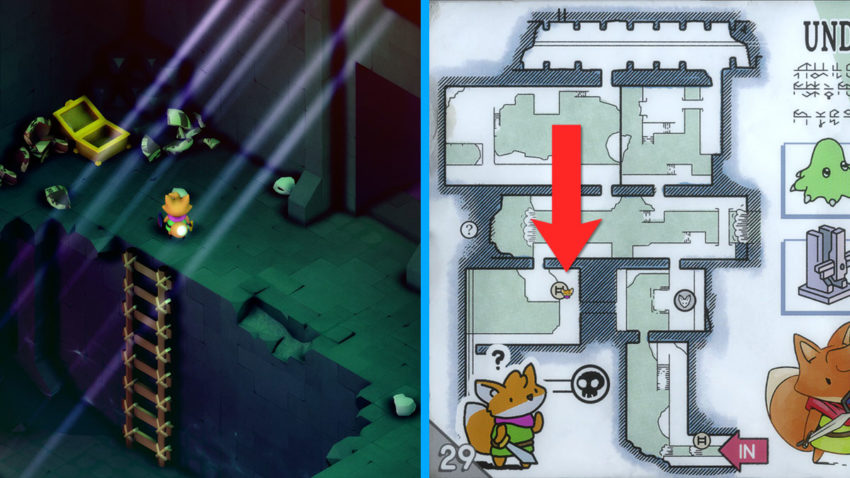 All defense upgrade locations in Tunic - Gamepur