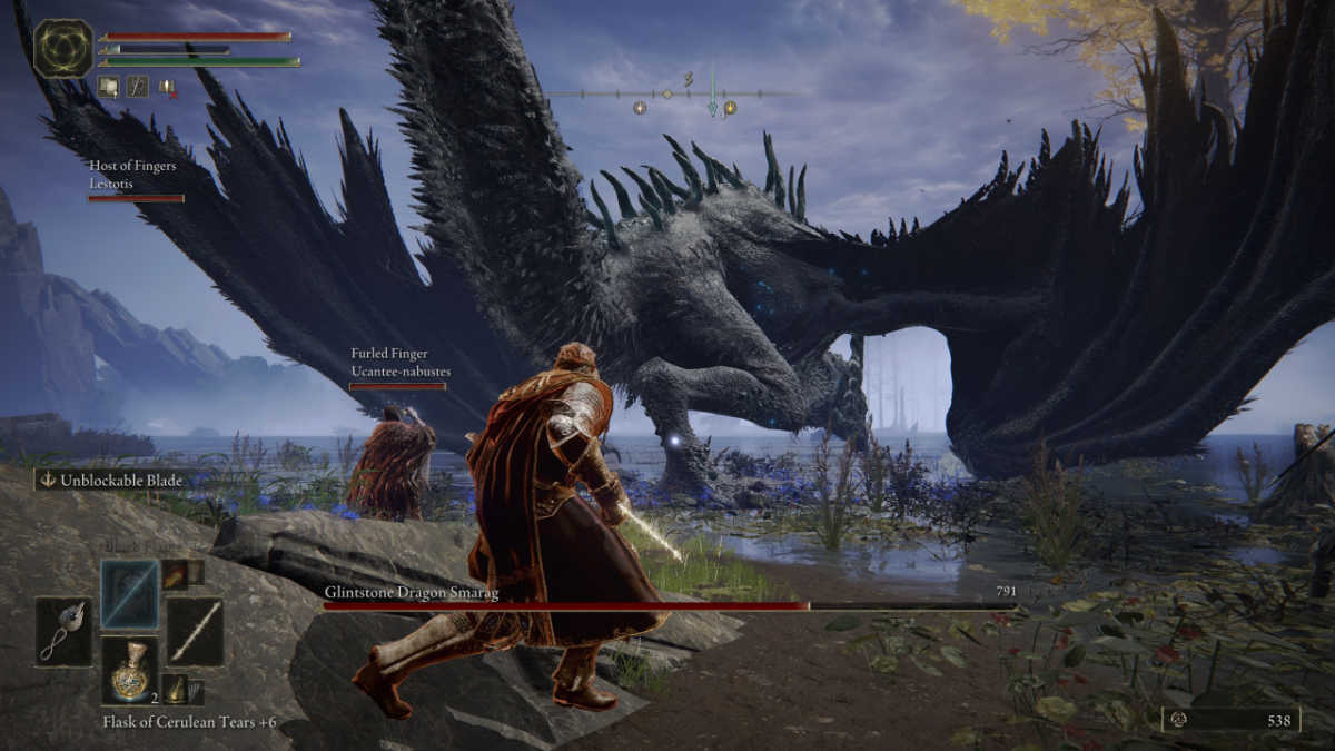 How to defeat Glintstone Dragon Smarag in Elden Ring - Gamepur