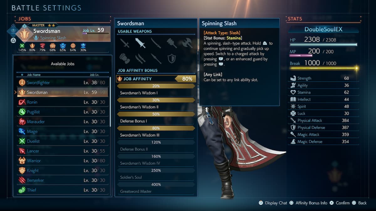 How to change jobs in Stranger of Paradise: Final Fantasy Origin - Gamepur