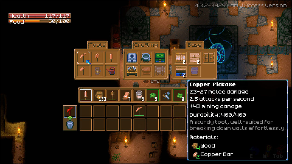 How to get a Pickaxe in Core Keeper - Gamepur